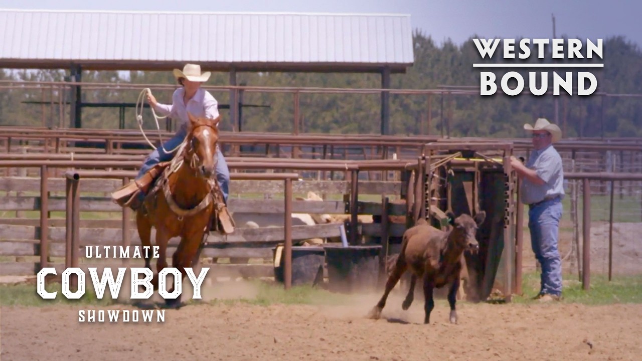 A High Stakes CALF ROPING Challenge for Immunity | Ultimate Cowboy ...