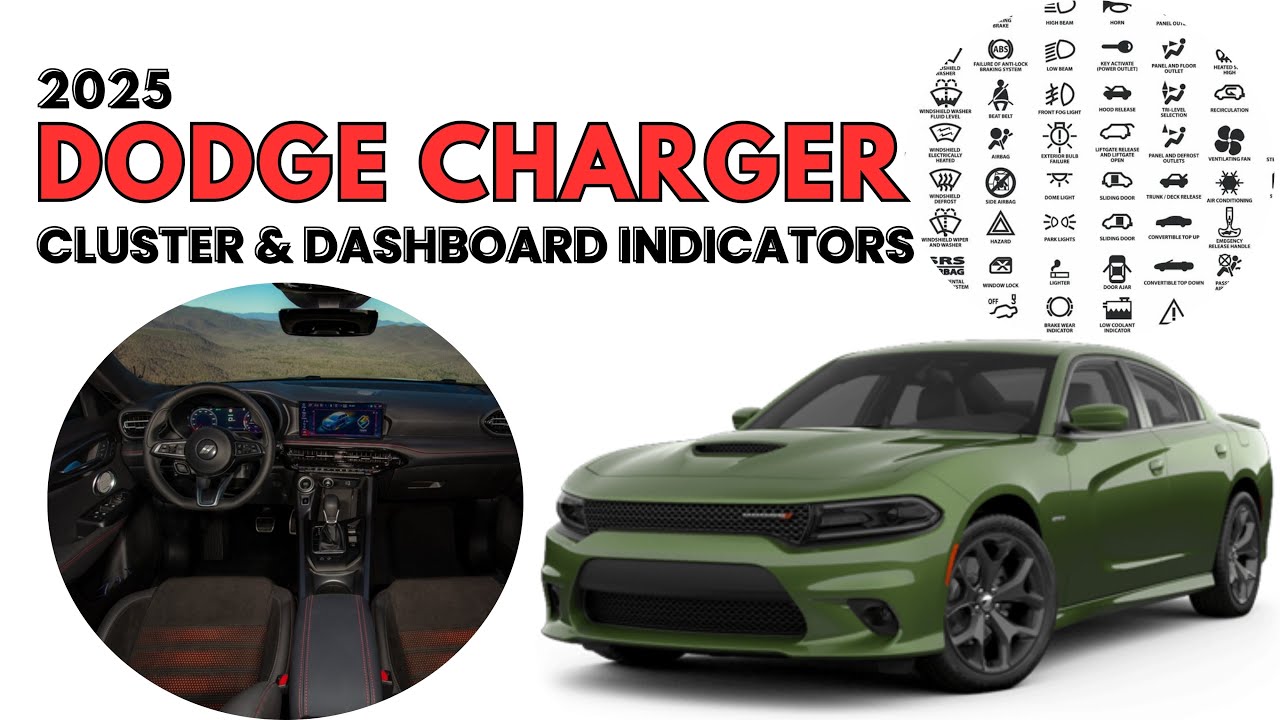2025 Dodge Charger Cluster Display & Dashboard Warning Iights Guide ...