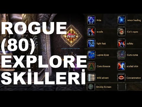 KNİGHT ONLİNE ROGUE EXPLORE SKİLLERİ