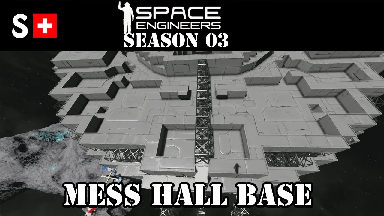 Space Engineers: Mess Hall Base - YouTube