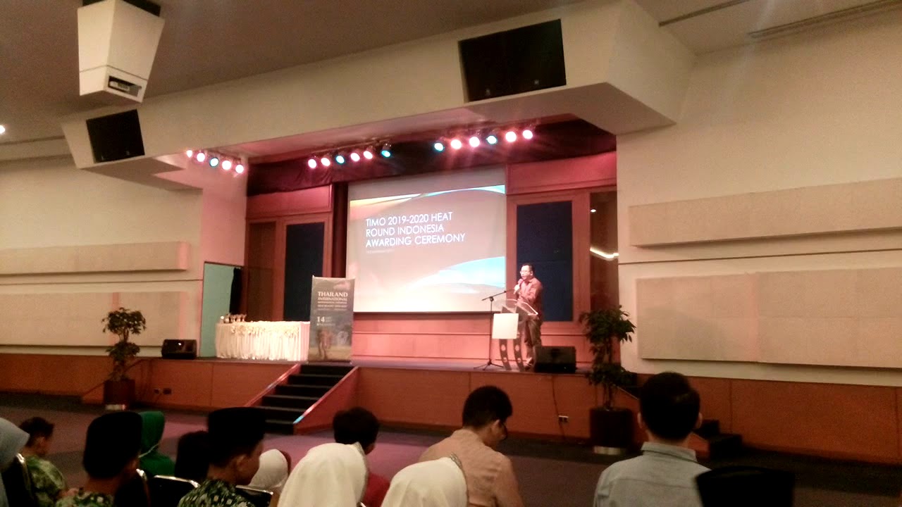 Ceremony TIMO (Thailand international math olimpiad ) - YouTube