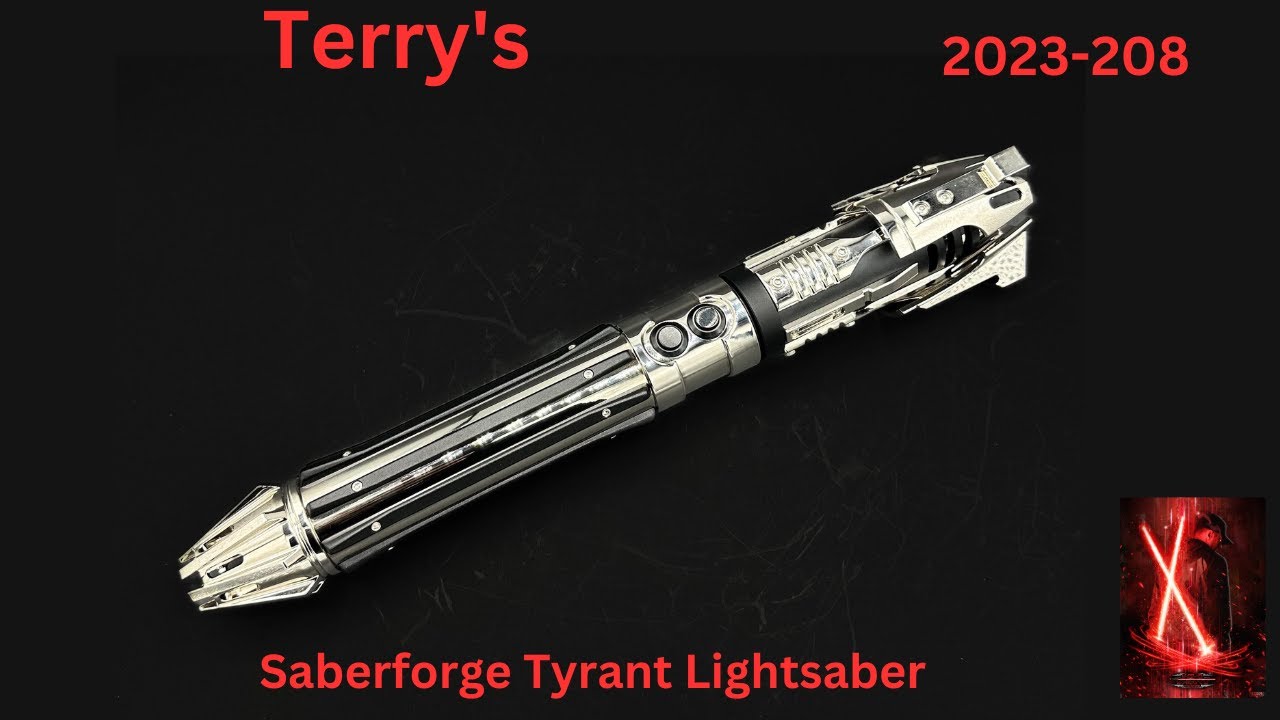 Terry's Saberforge "Tyrant" Neopixel Lightaber with Proffie - YouTube