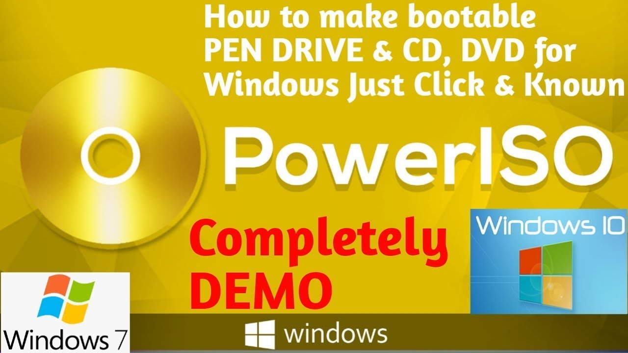 Power ISO Software Download & Install On Your Computer Create Bootable ...