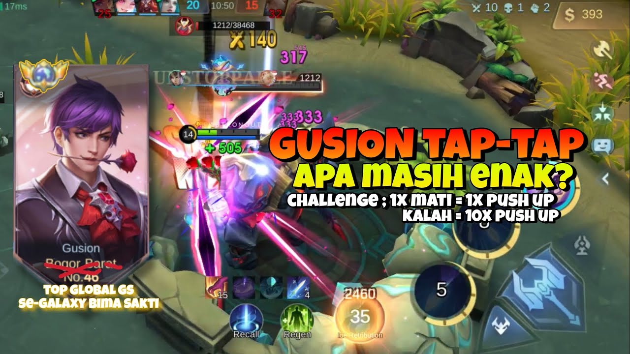 TOP GLOBAL GUSION TAP-TAP GALAXY BIMA SAKTI!! DI META SEKARANG, APA ...