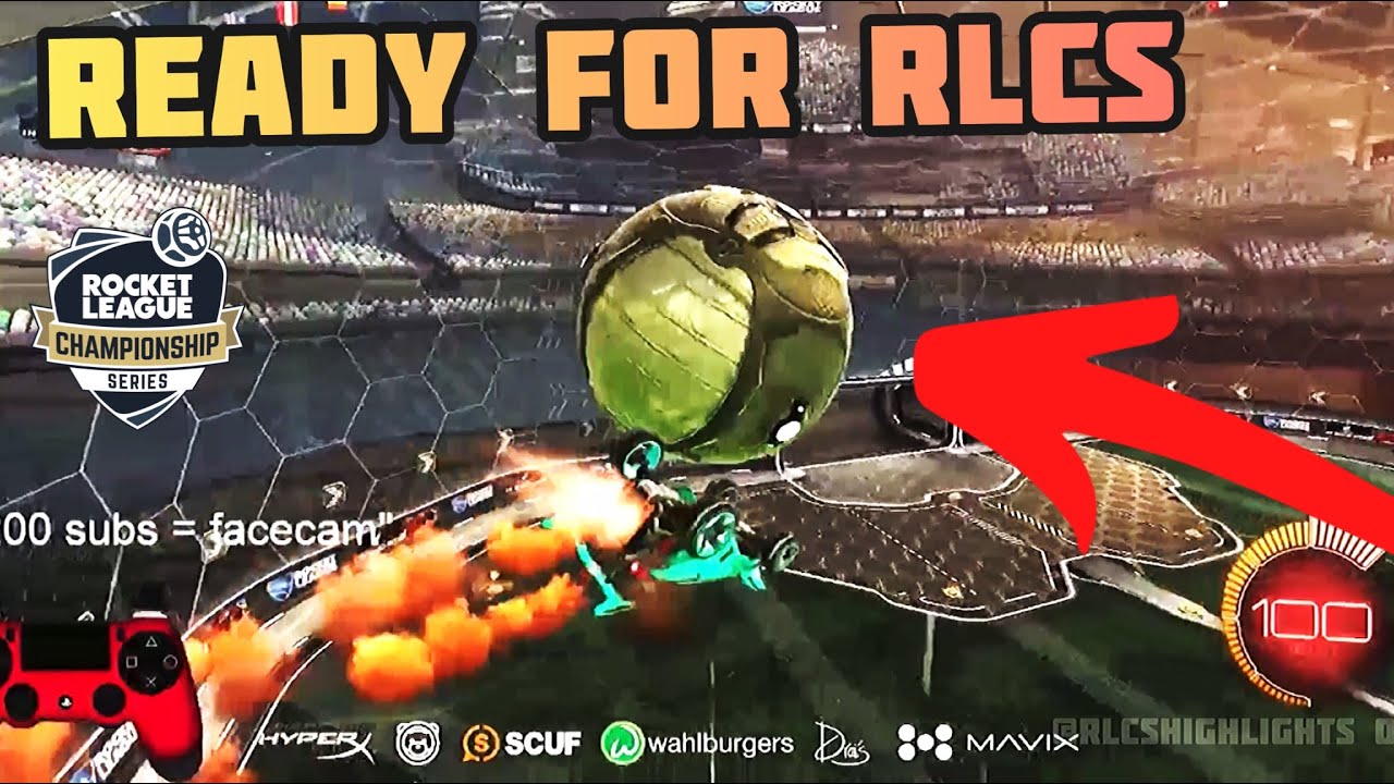 Upcoming RLCS Pro Scores QUAD Flip Reset - YouTube