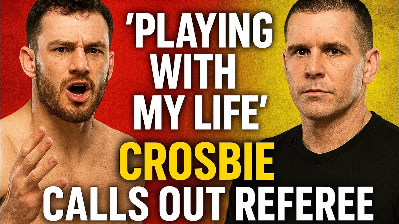 Playing With My Life" - Kiefer Crosbie Slams Referee After ...