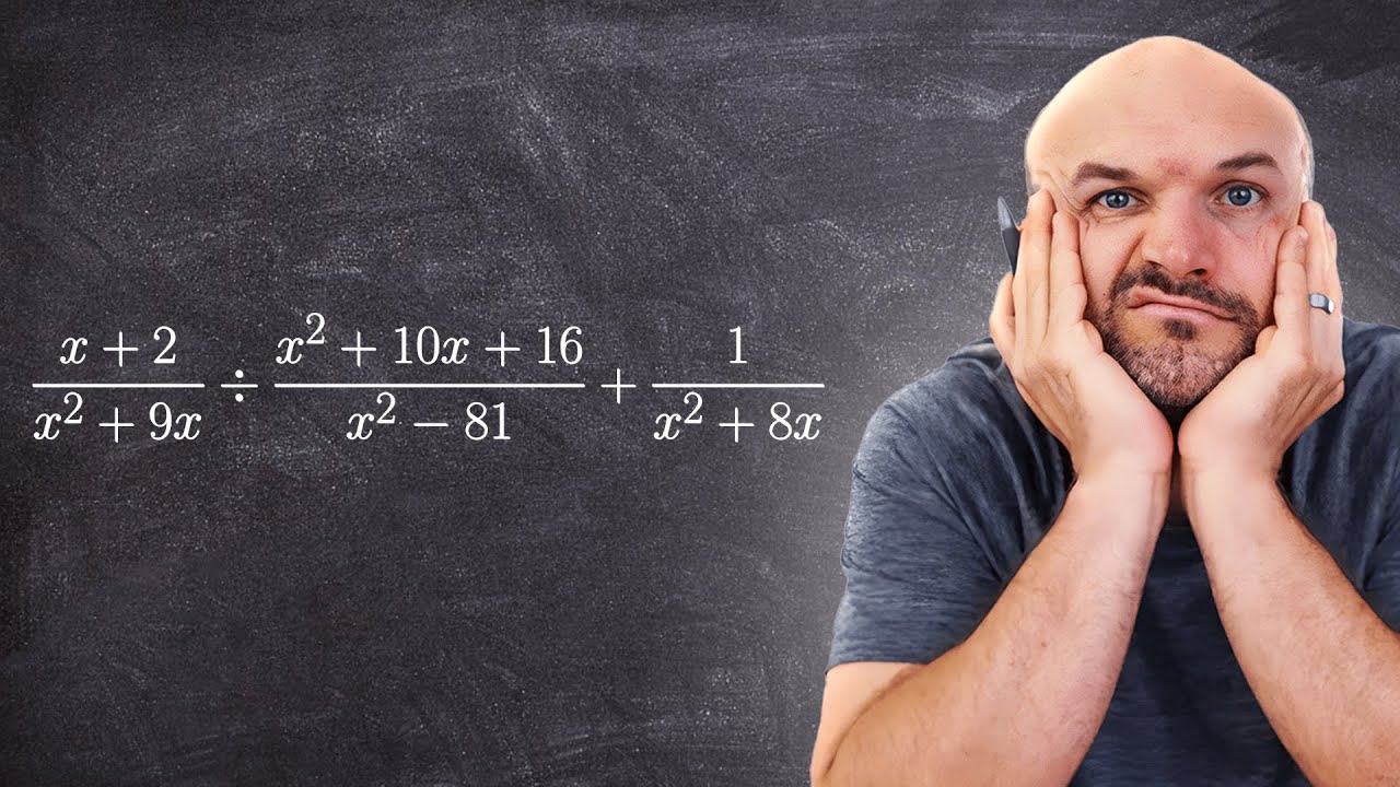 great problem for those that struggle with factoring and simplifying ...