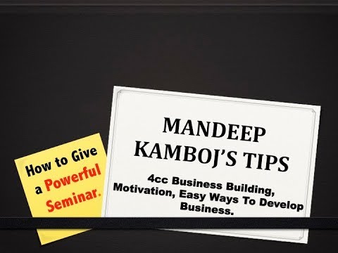 Mandeep Kamboj- 4cc Tips, Best Business Building & Motivational ...