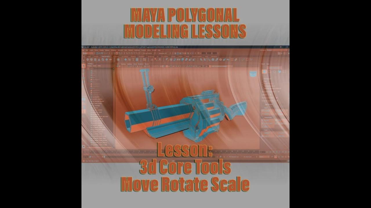 3d Core Tools: MOVE ROTATE SCALE - YouTube