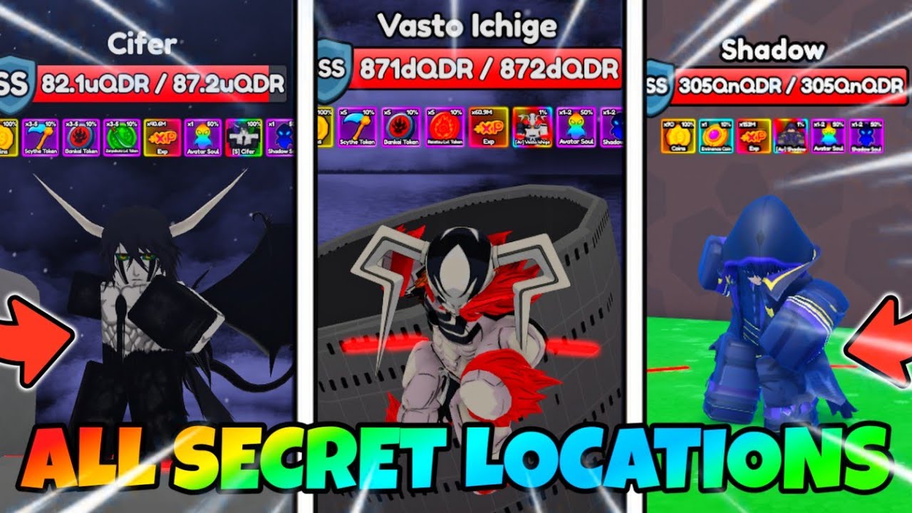 All Secret Boss Locations in Anime Eternal (World 1-22) | Roblox - YouTube