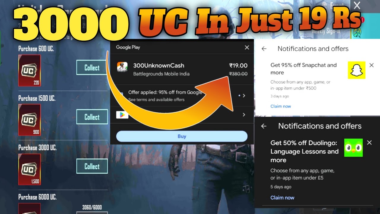 3000 Uc In Just 19 Rs 😱 | Free Uc | Big Sale | Biggest Discount Offer ...