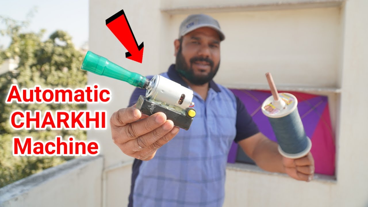 मांजा भरने की Automatic Machine बनाये आसानी से | Automatic FIRKI ...