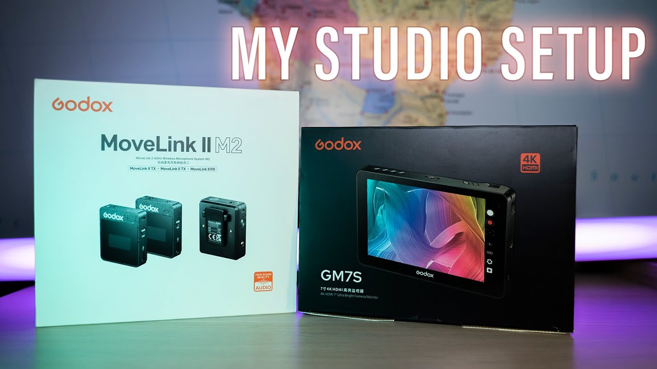 Most needed items for my studio setup - Godox GM7S monitor and MoveLink ...