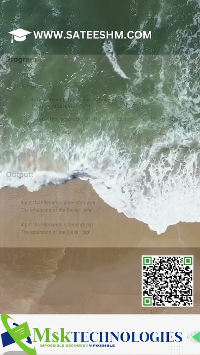 Write a Python program that accepts a filename from the user and prints the extension of the ...