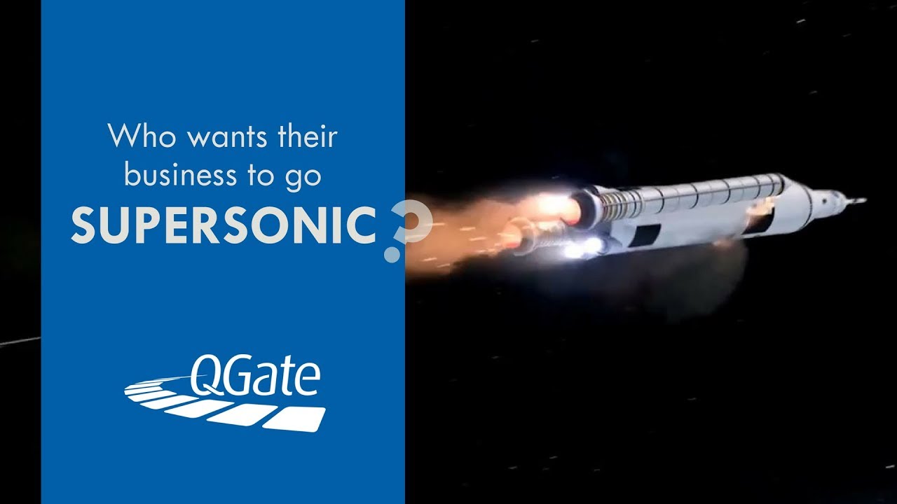 QGate CRM Solutions - Who wants their business to go supersonic? - YouTube