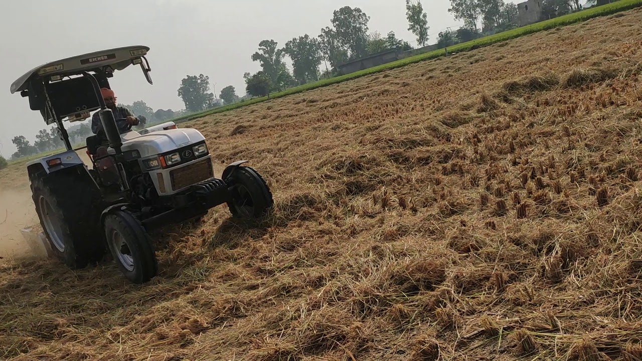 Eicher 650 in cutter - YouTube