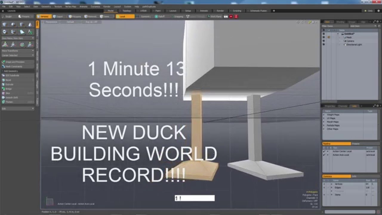 Intro To Modo 05 Build A Duck - YouTube