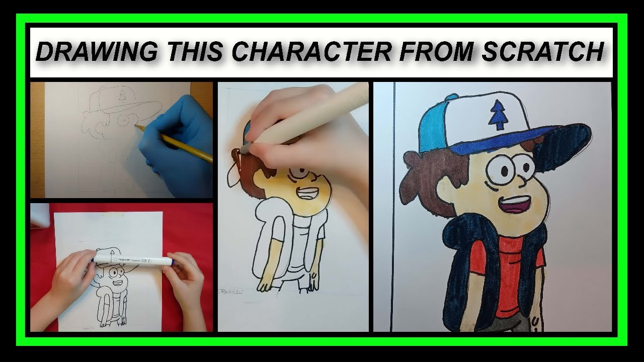 Drawing This Character From Scratch - YouTube