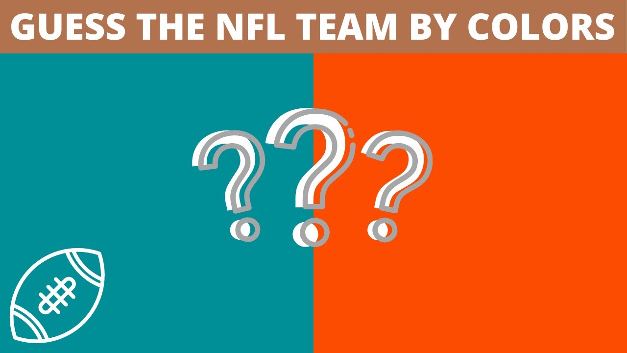 Guess the NFL Team by Colors in 5 seconds! | Trivia Challenge - YouTube