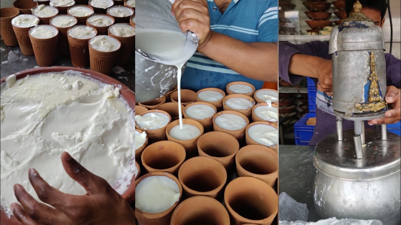 Ghaziabad ki Famous Kulhad wali lassi sirf ₹30/- | Indian Street Food ...