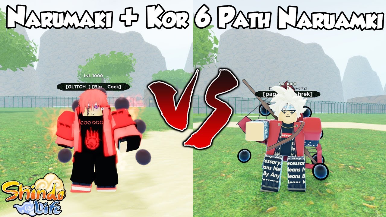Shindo Life: Which One is Better? 6 Path Narumaki Vs Narumaki + Kor ...