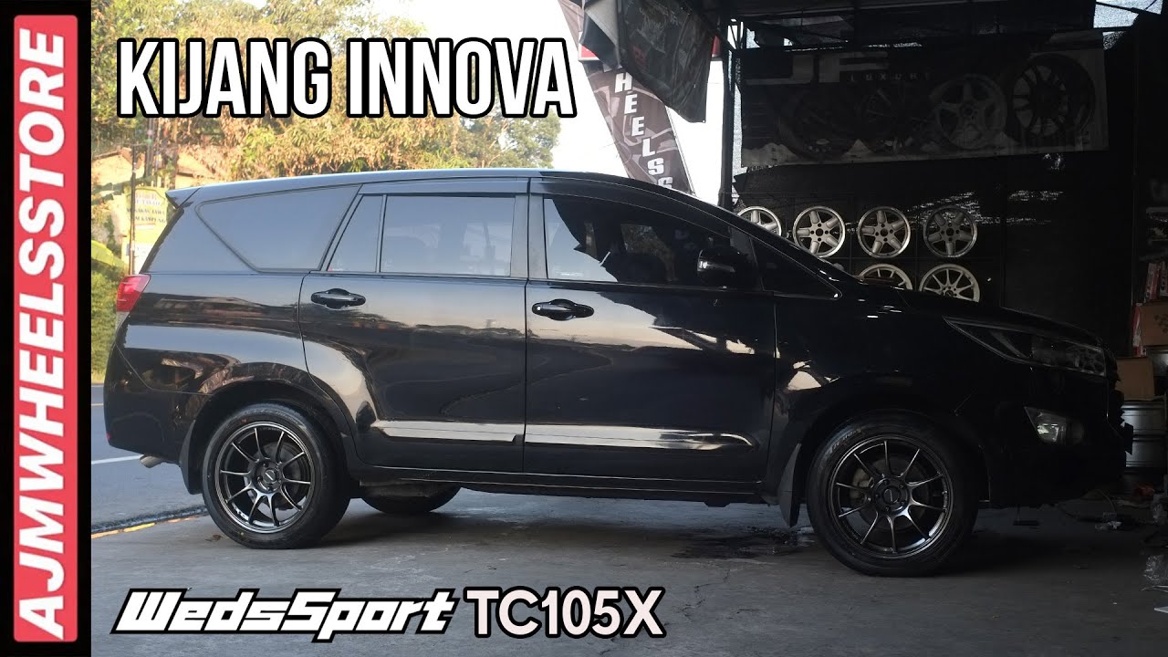 MODIFIKASI KIJANG INNOVA VELG WEDSSPORT TC105X // AJMHEELSSTORE - YouTube