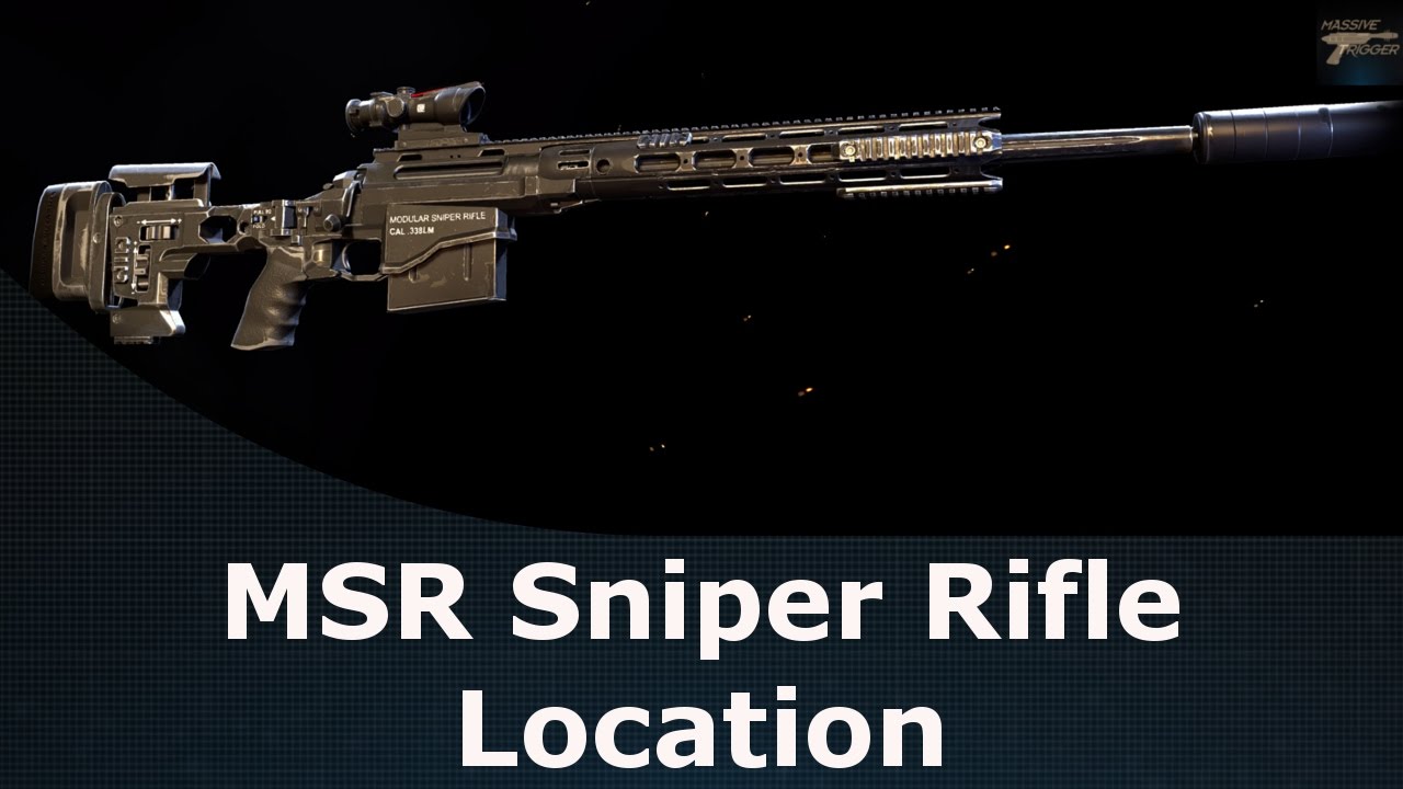 Tom Clancy's Ghost Recon Wildlands Sniper Rifle MSR Location - YouTube
