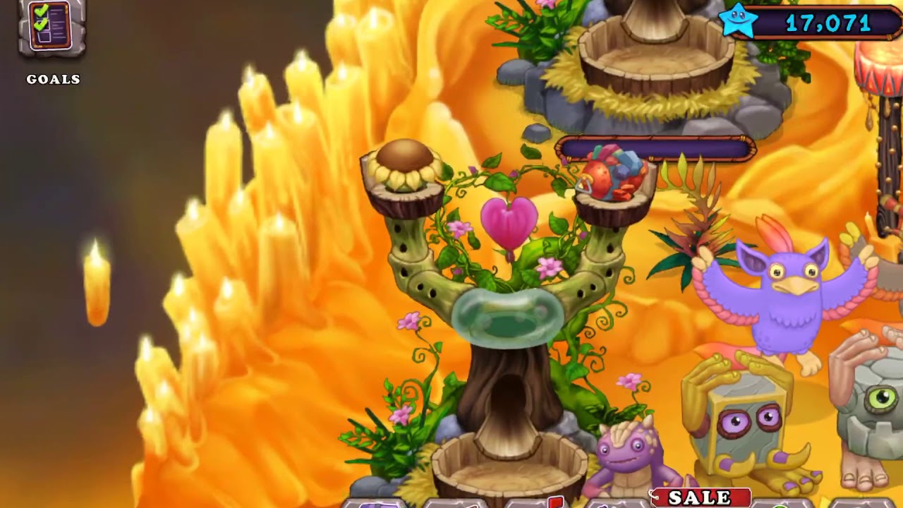 King Wither: My Singing Monsters How to Breed Rare Flowah on Fire Haven ...