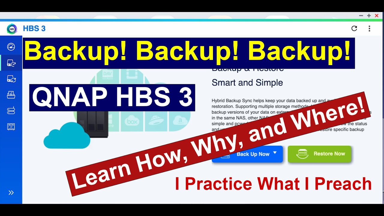 QNAP Backup With HBS 3 - Hybrid Backup Sync 3 - My Backup Strategy ...