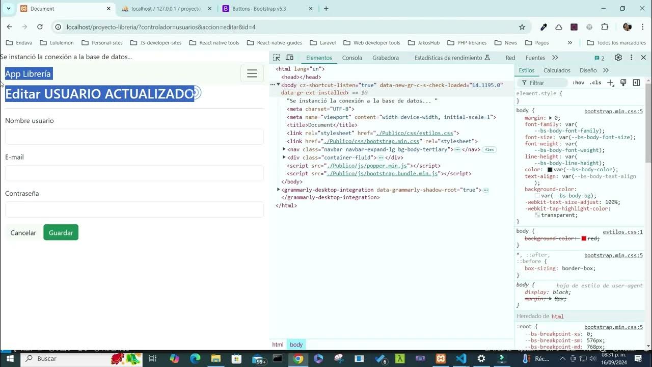 26 - Guia crud PHP vanilla - Formulario edicion - YouTube