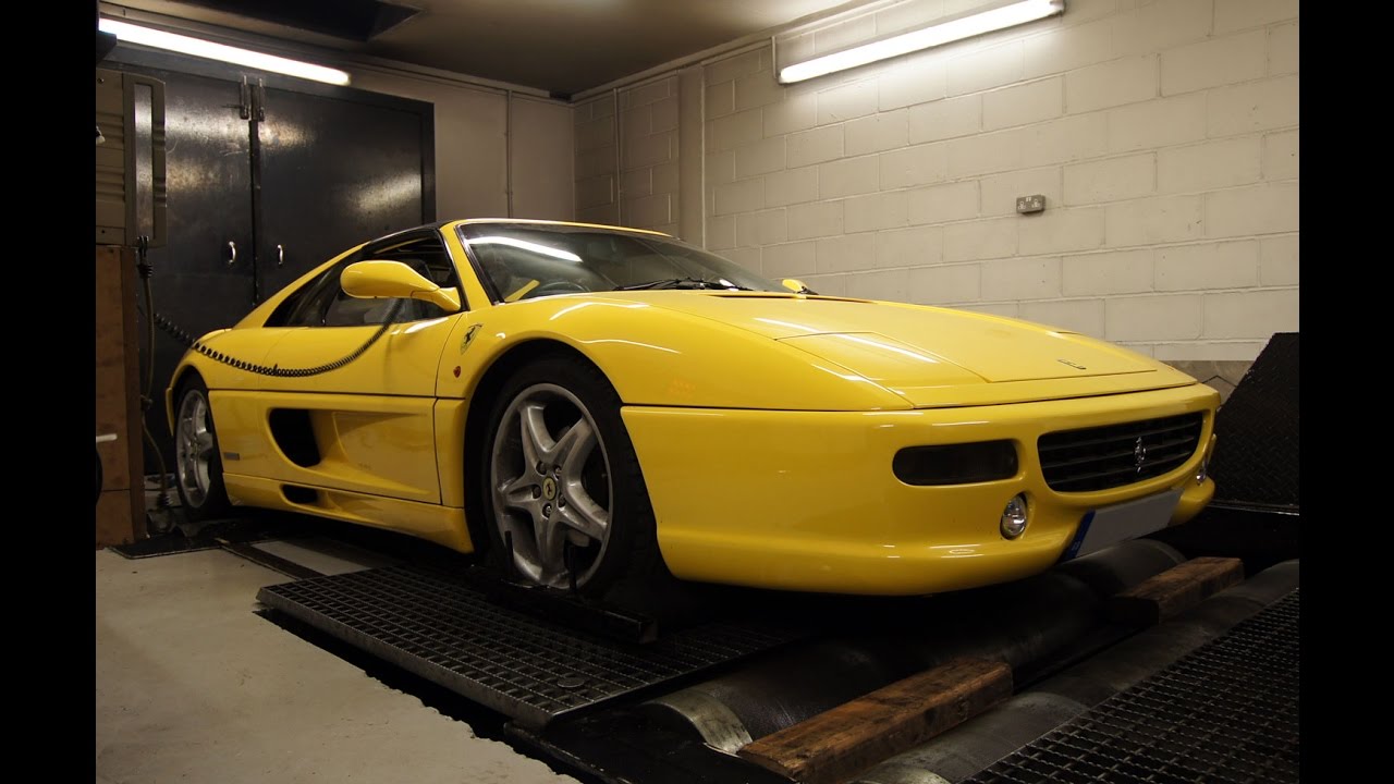 Ferrari F355 power run after engine rebuild - YouTube