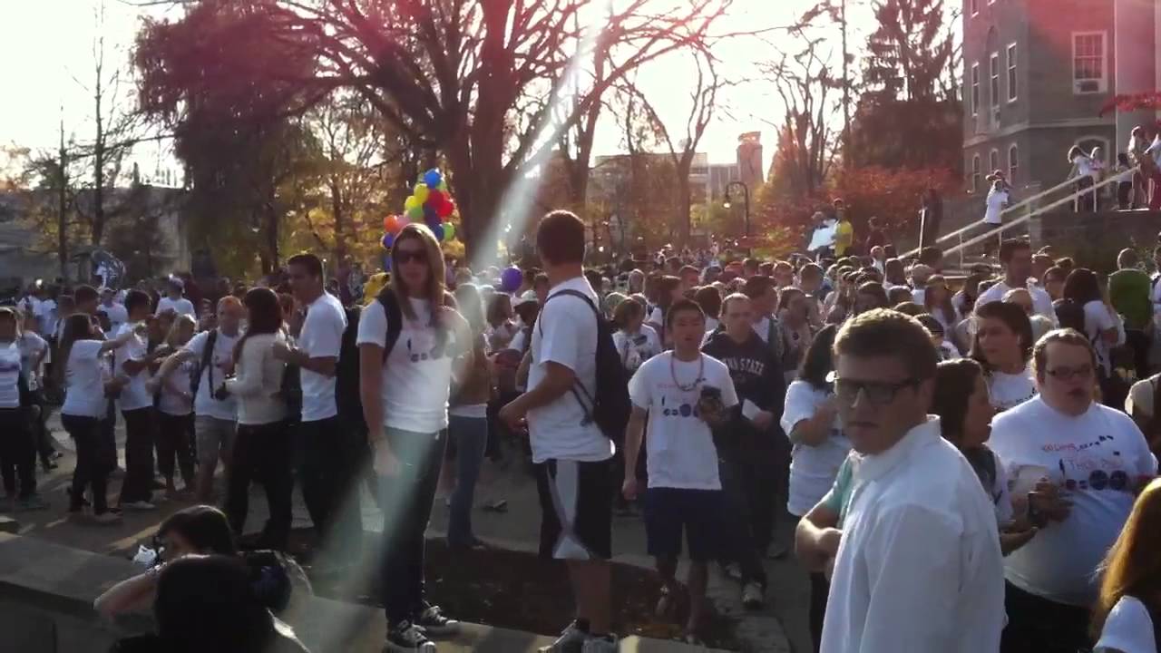 THON Silent Rave at Penn State in its scandalous time - YouTube