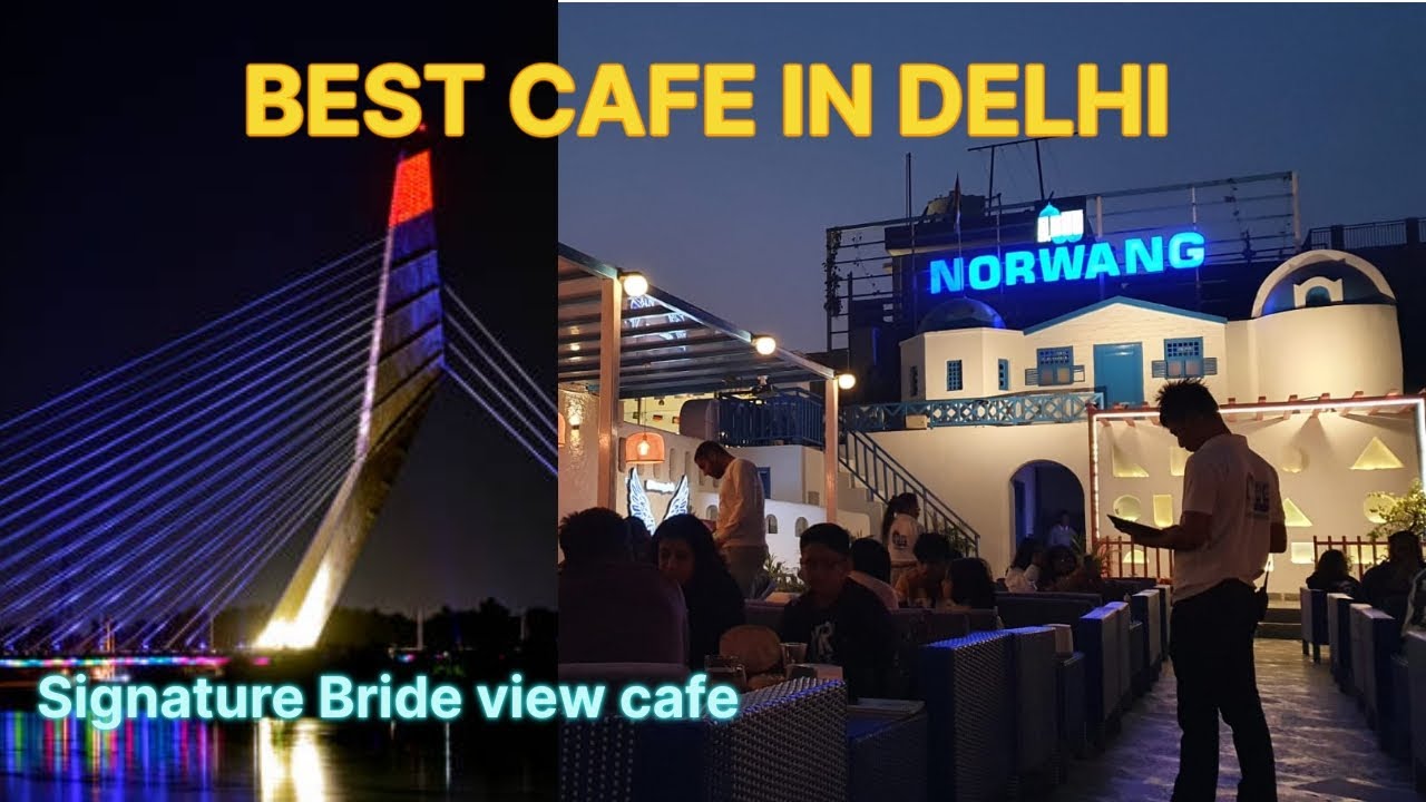 Best cafe in Delhi || Norwang Cafe & Restaurant || Greece Theme Cefe ...
