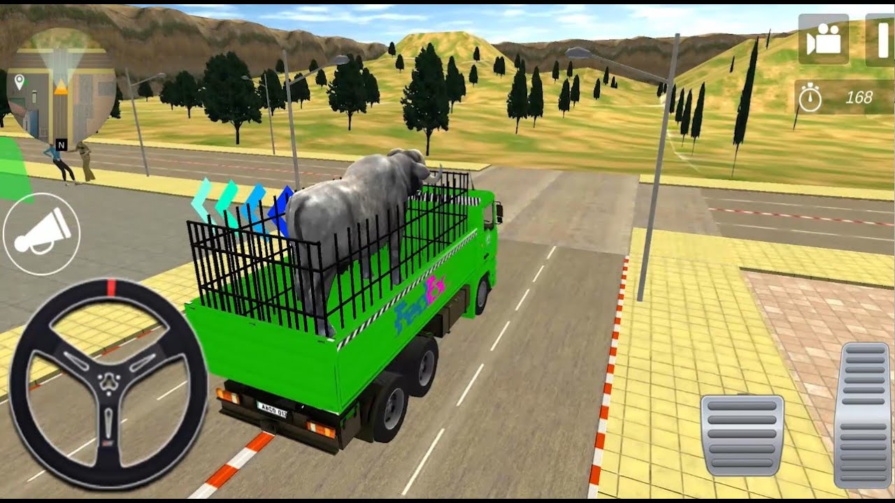 Animal Transport Truck Game Simulator #3 - Zoo Animal Truck Android ...
