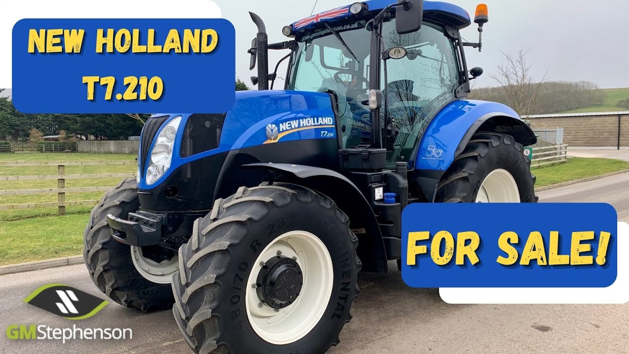 New Holland T7.210 tractor walk around video - YouTube