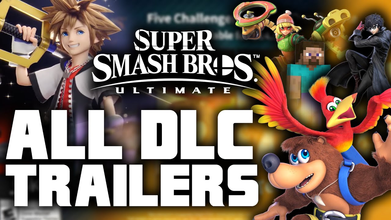 Super Smash Bros. Ultimate - All Character Trailers + All DLC Trailers ...