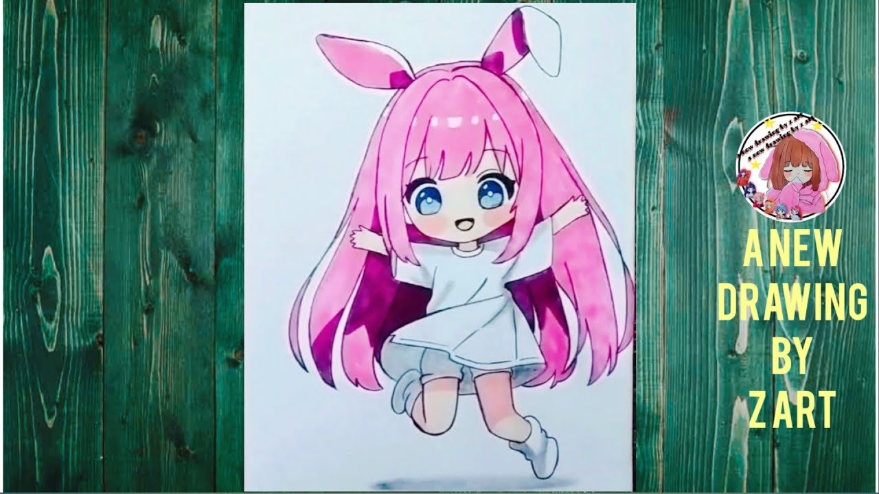 How to draw girl anime full body | Girl anime drawing full body - YouTube