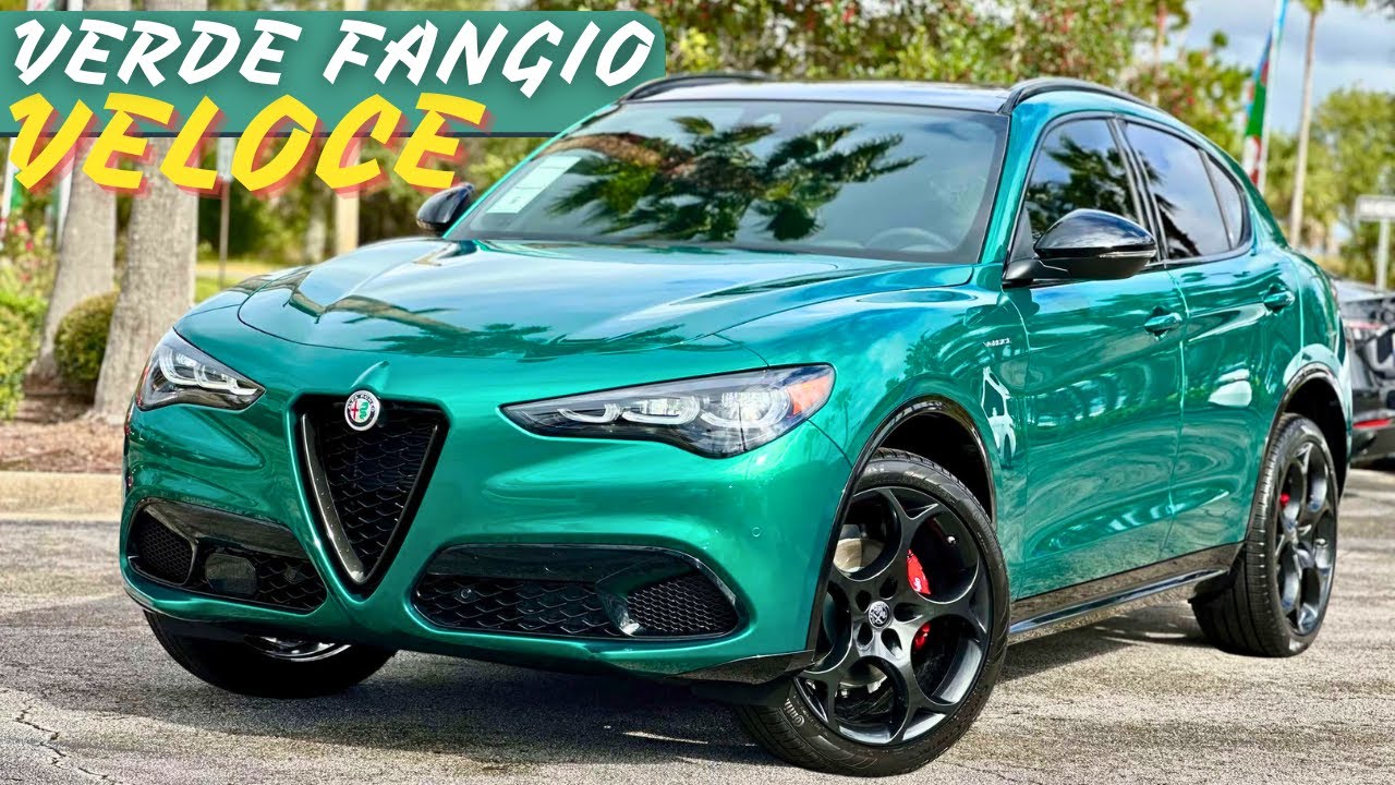 2025 Alfa Romeo Stelvio Veloce Debuts In Verde Fangio Paint For The ...