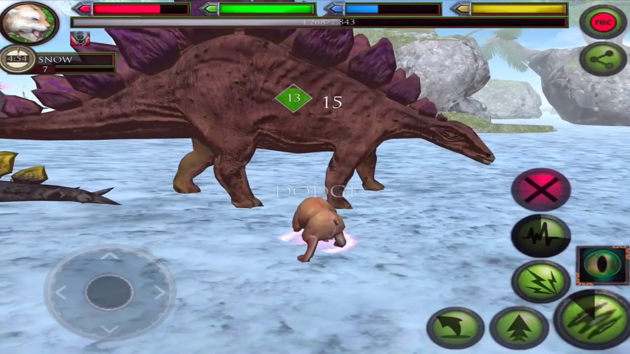 Sabertooth Tiger VS Dinosaurs, T-Rex, Mammoth, Part 3, Ultimate ...
