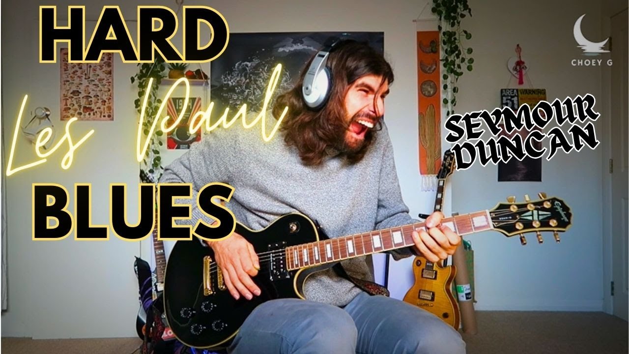 Hard Blues Rock Solo - Les Paul Custom (Seymour Duncan) - YouTube
