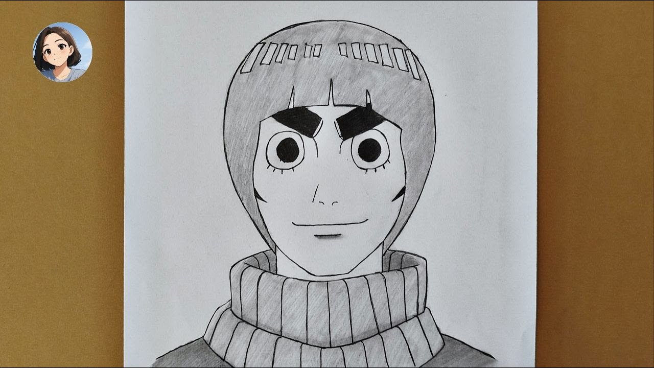How To Draw Rock Lee From Naruto | Anime Boy Drawing Step By Step ...