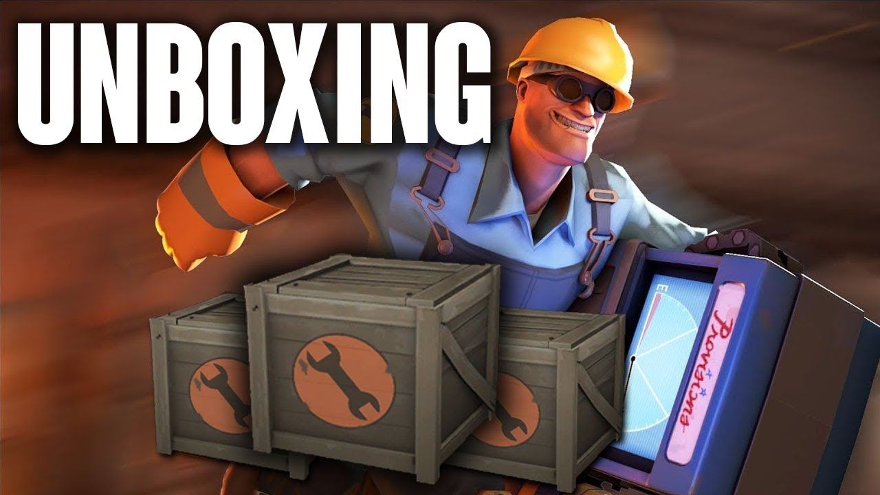 TF2 UNBOXING ENGINEER COSMETIC CRATES - YouTube