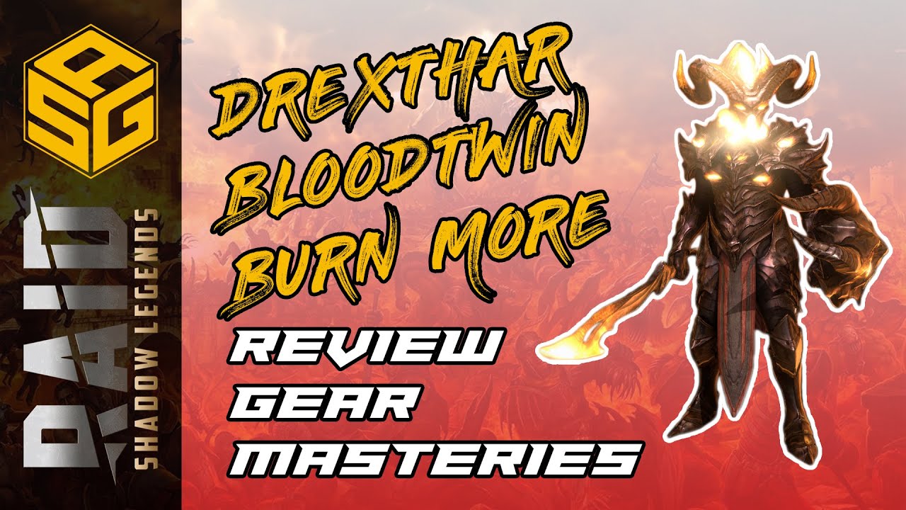 Drexthar Bloodtwin guide | UNM clan boss | Arena | Gear | Masteries ...