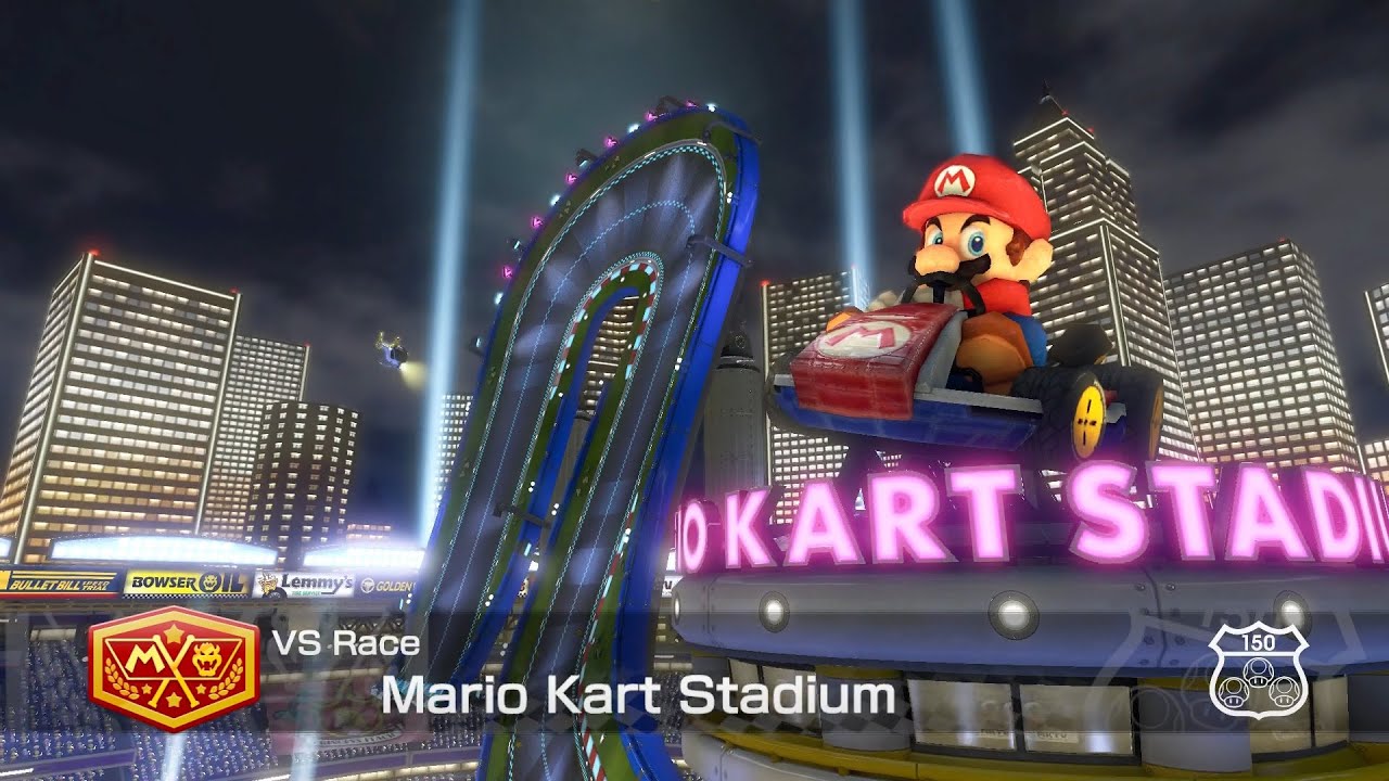 Mario Kart 8 Deluxe - Mario Kart Stadium [1080 HD] - YouTube