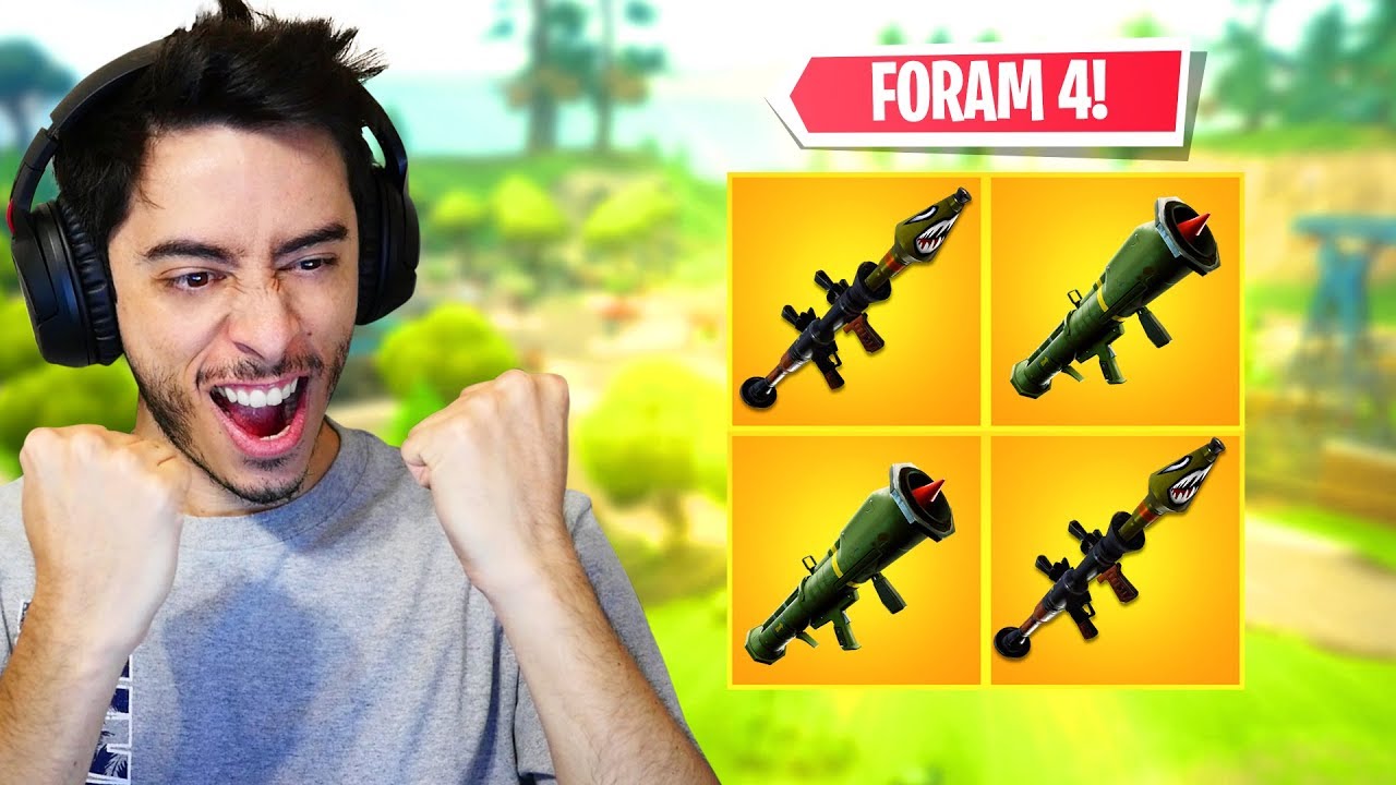 USEI 4 BAZOOKAS NA PARTIDA! - Fortnite - YouTube