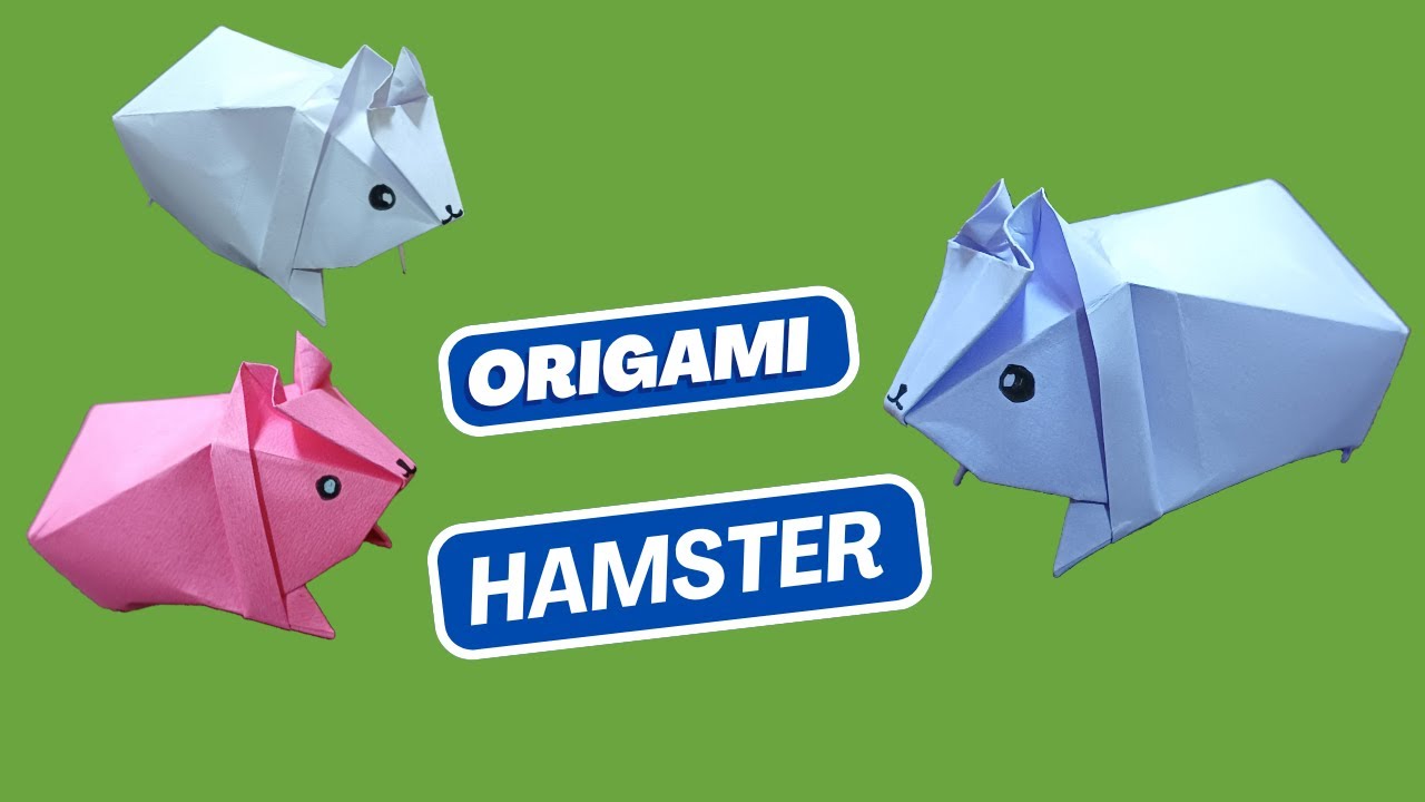 How to Make an Origami Paper Hamster | Easy Step-by-Step Tutorial (Cute & Fun!) - YouTube