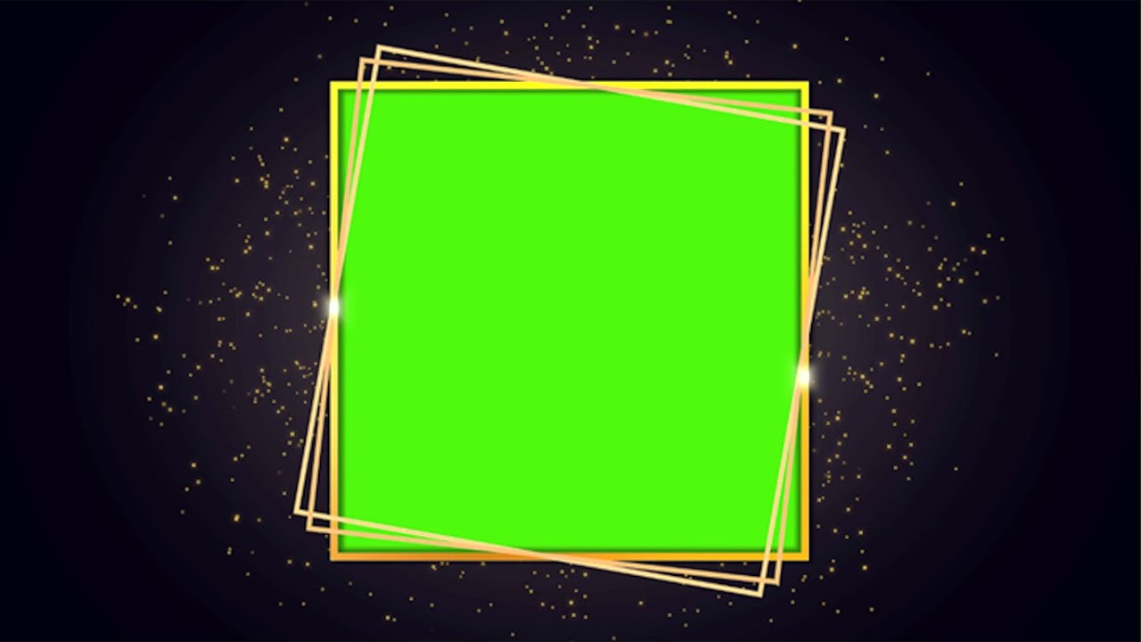 Photo Transition Green Screen Effect on Particle Dark Background - YouTube