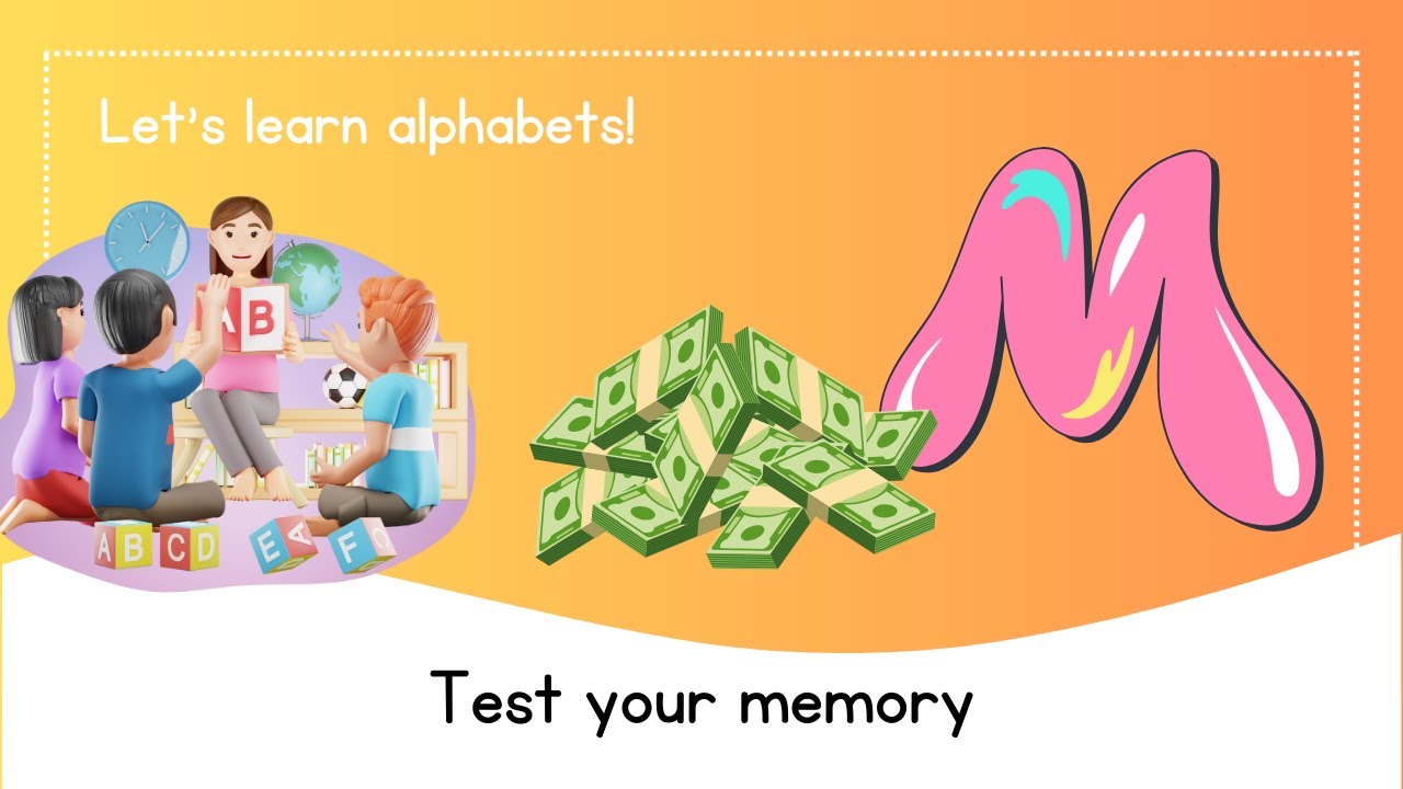 Learn Alphabet 'M':Money: Challenge Your Mind! - YouTube