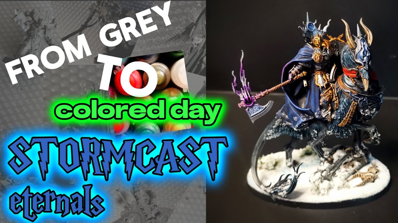 WARHAMMER AGE of SIGMAR Lord Vigilant Stormcast Eternals painting ...