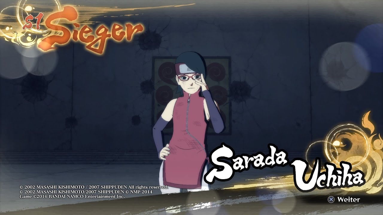 Naruto Storm 4 Sarada vs. Itachi (2 fights) - YouTube